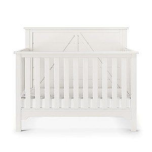 Forever Eclectic Woodland 4-in-1 Convertible Baby Crib, Brushed Cotton