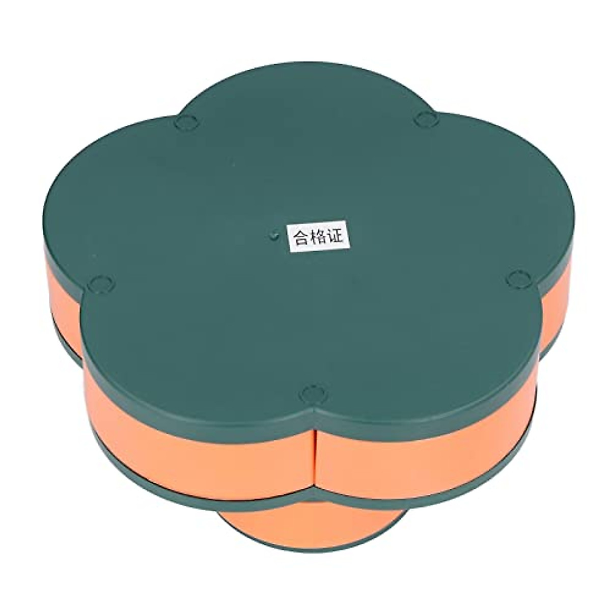 Snack Serving Tray, Snack Serving Plates Rotating Operation Home Deluxe Light for French Fries Double Layer