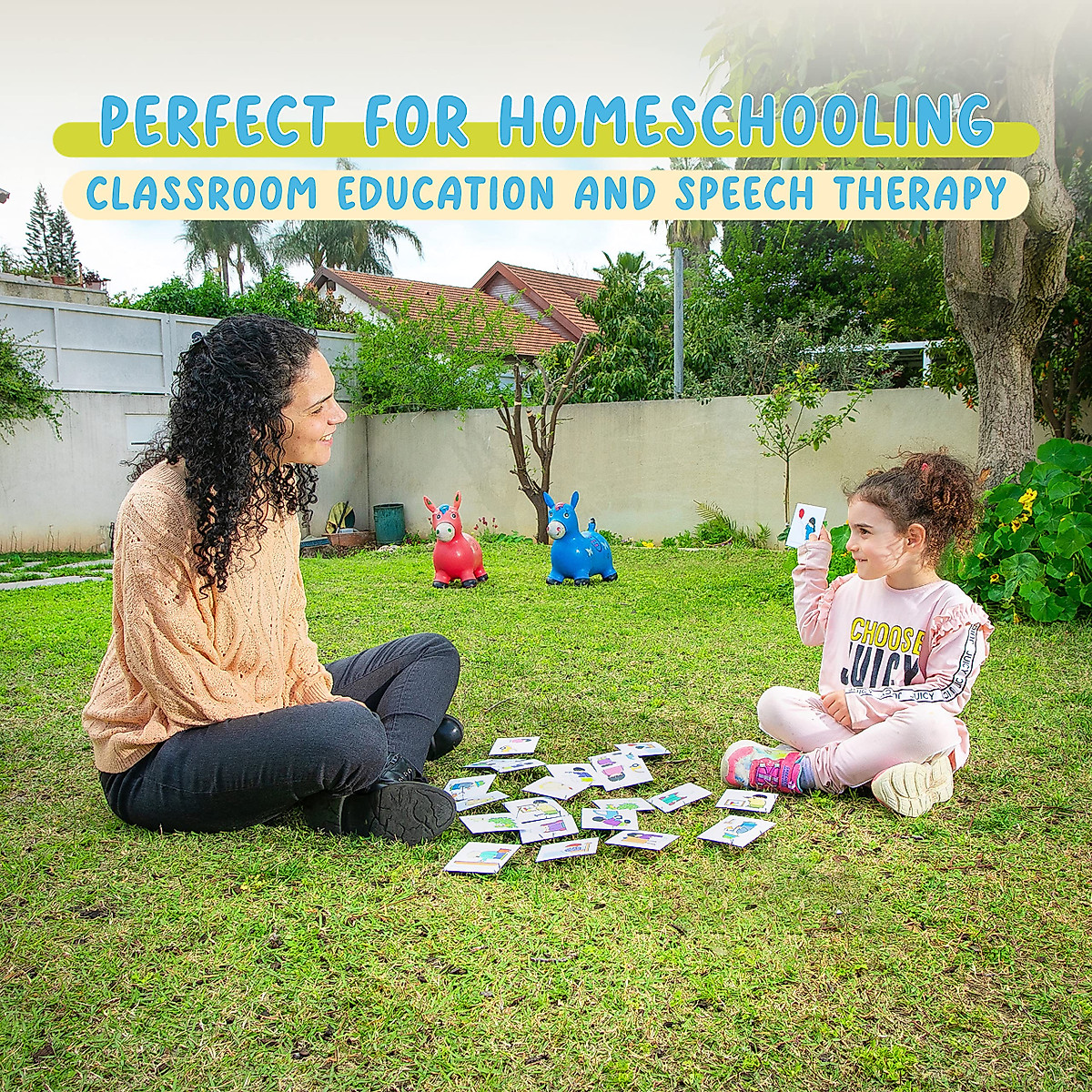 Milim Speech Therapy Toys for Toddlers Age 2 and Up - Autism Tools Flash Cards Sentences, Milim Speech Therapy Sentence Building, Speech Therapy Book, Milim Cards, Speech Therapy Game Kit, If & Then