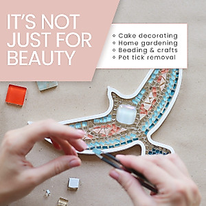 Tweezer Guru Eyebrow Tweezer Set (4-Piece) for Women & Men - Professional Slant and Pointed Tweezers Set with Case - Precision Tweezers Kit for Facial Hair, Splinter and Ingrown Hair Removal