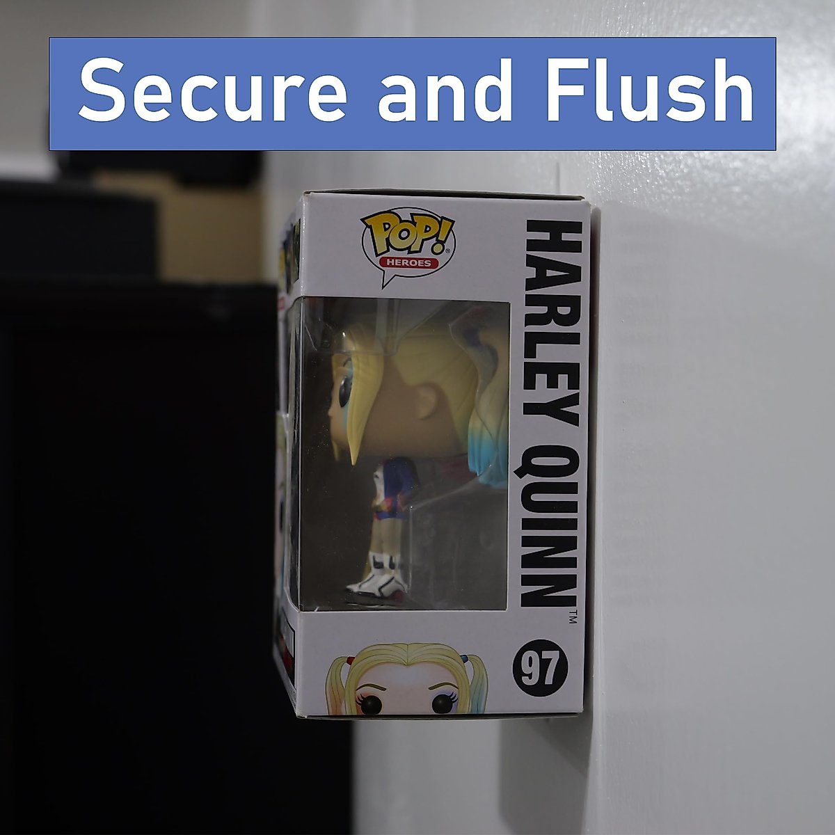 Funko Pop Shelf | Floating Figurine Display | Slim Minimalist Design Floating Figurine Shelf (10 Pack)