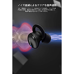 1MORE Stylish True Wireless in-Ear Headphones with Microphone, Black, E1026BT-I-BLACK (Renewed)