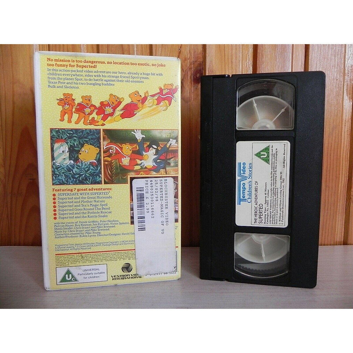 The Magic Of SuperTed - Mach 2 - Featuring 7 Great Adventures - Cartoon - VHS