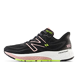 New Balance Women's Fresh Foam 880 V13 Running Shoe, Black, 9.5 Wide