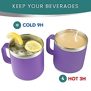 KLUBI Gifts for Best Friend – “You’re the Sister I Got to Choose” 14oz Purple Tumbler Mug -Cute Idea for Friendship, Long Distance, Bestie, Birthday, Present, Female, Hostess, BFF