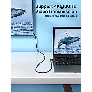 JSAUX 90 Degree USB-C Male to USB-C Female Adapter 2-Pack, 40Gbps Data Transfer PD 100W USB Type-C 3.1 Extender for Macbook, ROG Ally, Switch, Steam Deck, VR,iPhone 16 iPhone 15 and More USB-C Devices