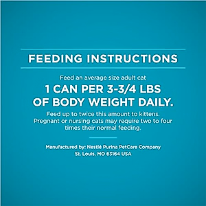 Purina ONE Natural, High Protein, Grain Free Wet Cat Food Pate, Beef Recipe - (Pack of 24) 3 oz. Pull-Top Cans