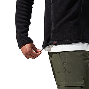 Berghaus Men's Prism Polartec Fleece Interactive Jacket, Black/Black, M