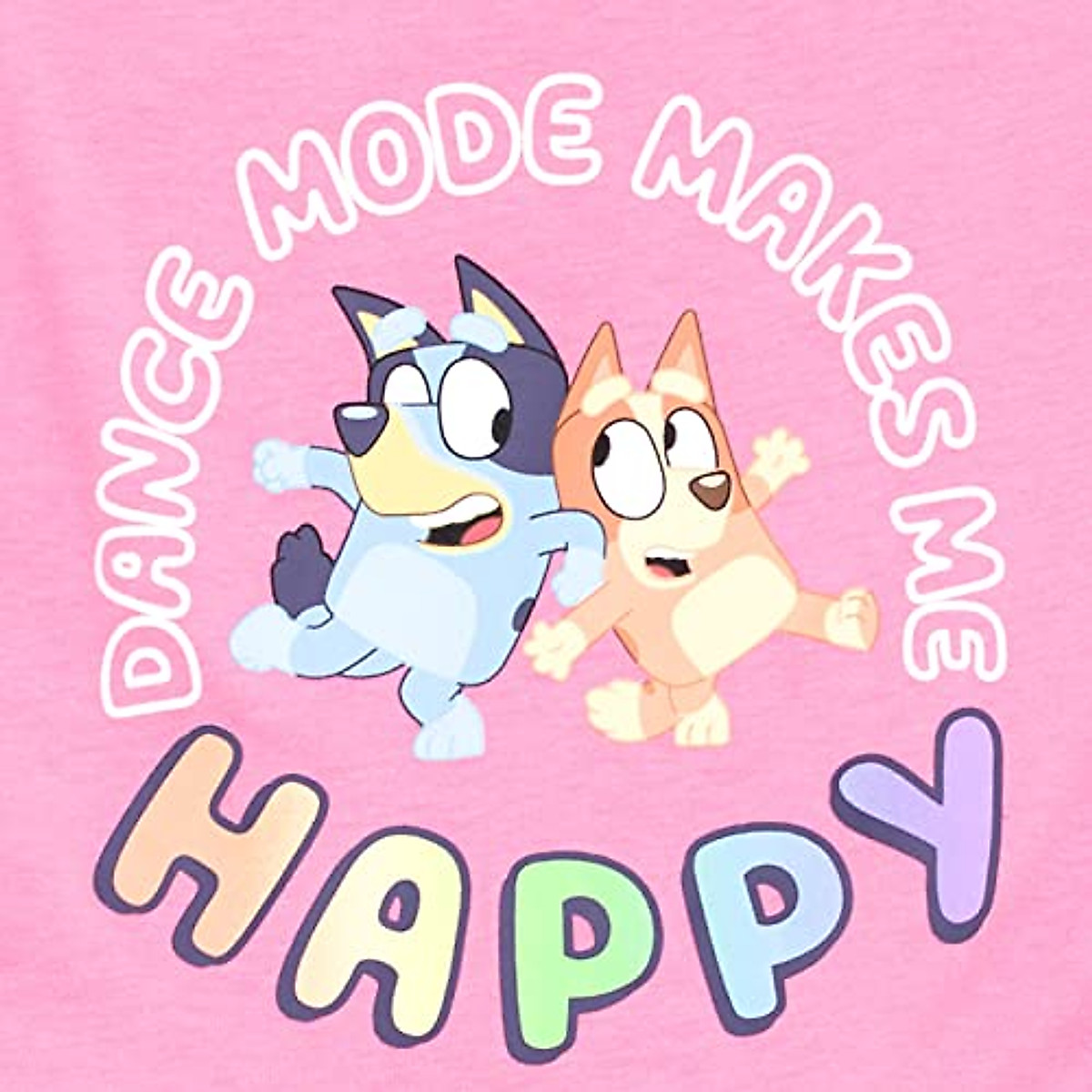 Bluey Bingo Little Girls Tulle Dress Pink 6-6X