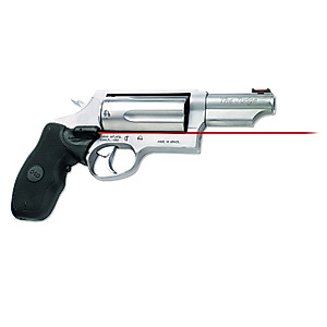 Crimson Trace LG-375 Lasergrips with Red Laser, Heavy Duty Construction and Instinctive Activation for Taurus Judge and Tracker Revolvers, Defensive Shooting and Competition
