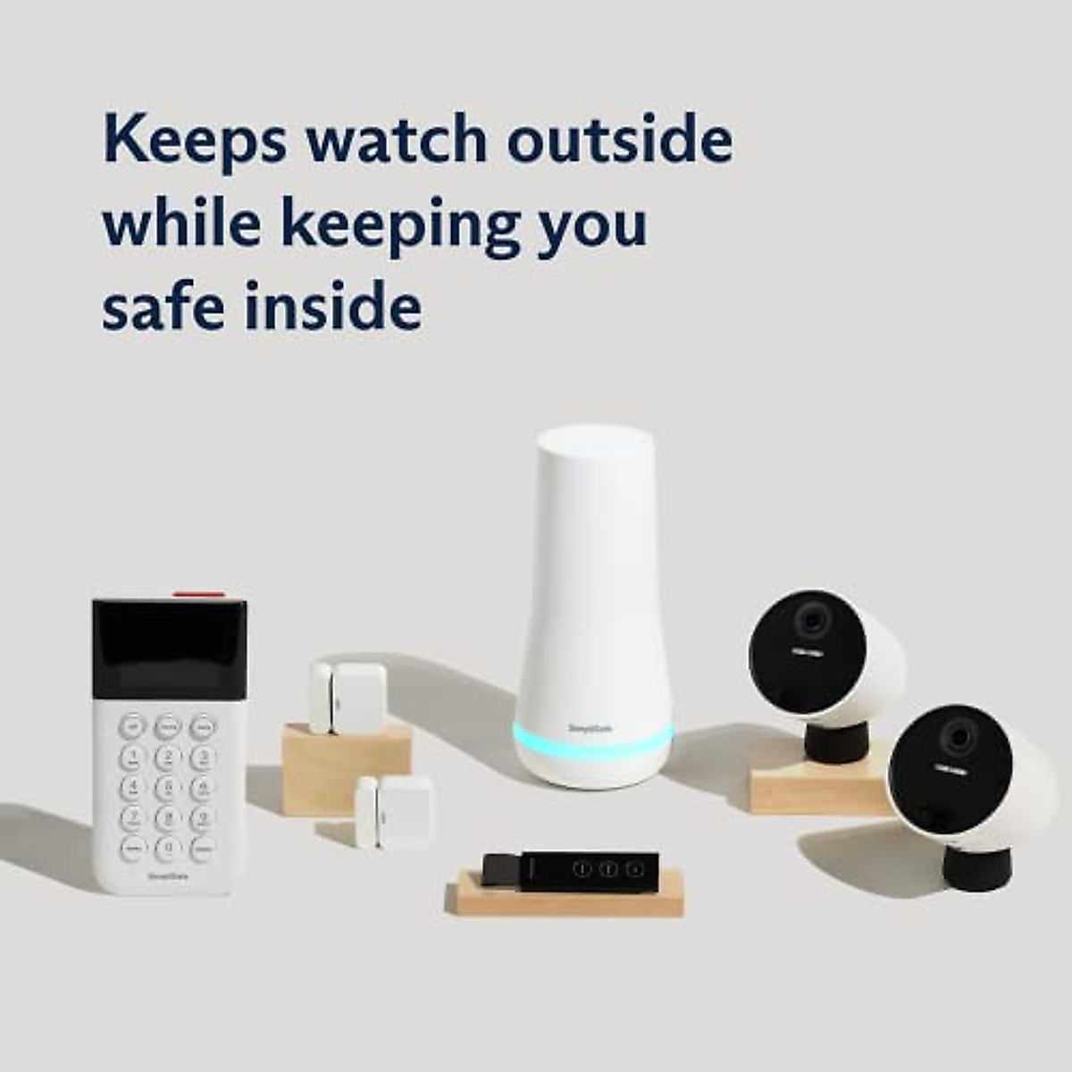 SimpliSafe 12 Piece Wireless Home Security System w/HD Camera - Optional 24/7 Professional Monitoring - No Contract - Compatible with Alexa and Google Assistant