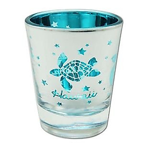 Honu Aloha Hawaii Metallic Shot Glass