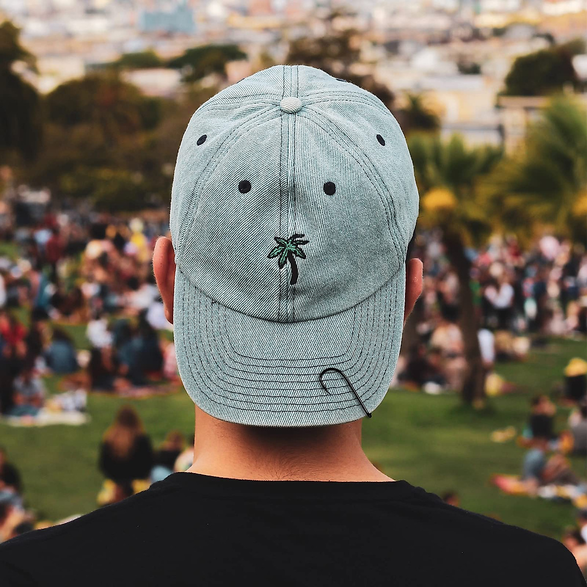 Black Hat Clip Hats Pins Fish Hook 3 PCS Hooks Custom Hook Set High Carbon Steel Made