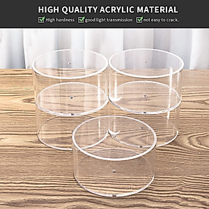 SETROVIC 5 Layers Belt Organizer Acrylic Belt Case Storage Holder and Display for Closet, Acrylic Belt Storage Organizer Holder for Belt Watch Jewelry Bracelets Ring Cosmetic Toys