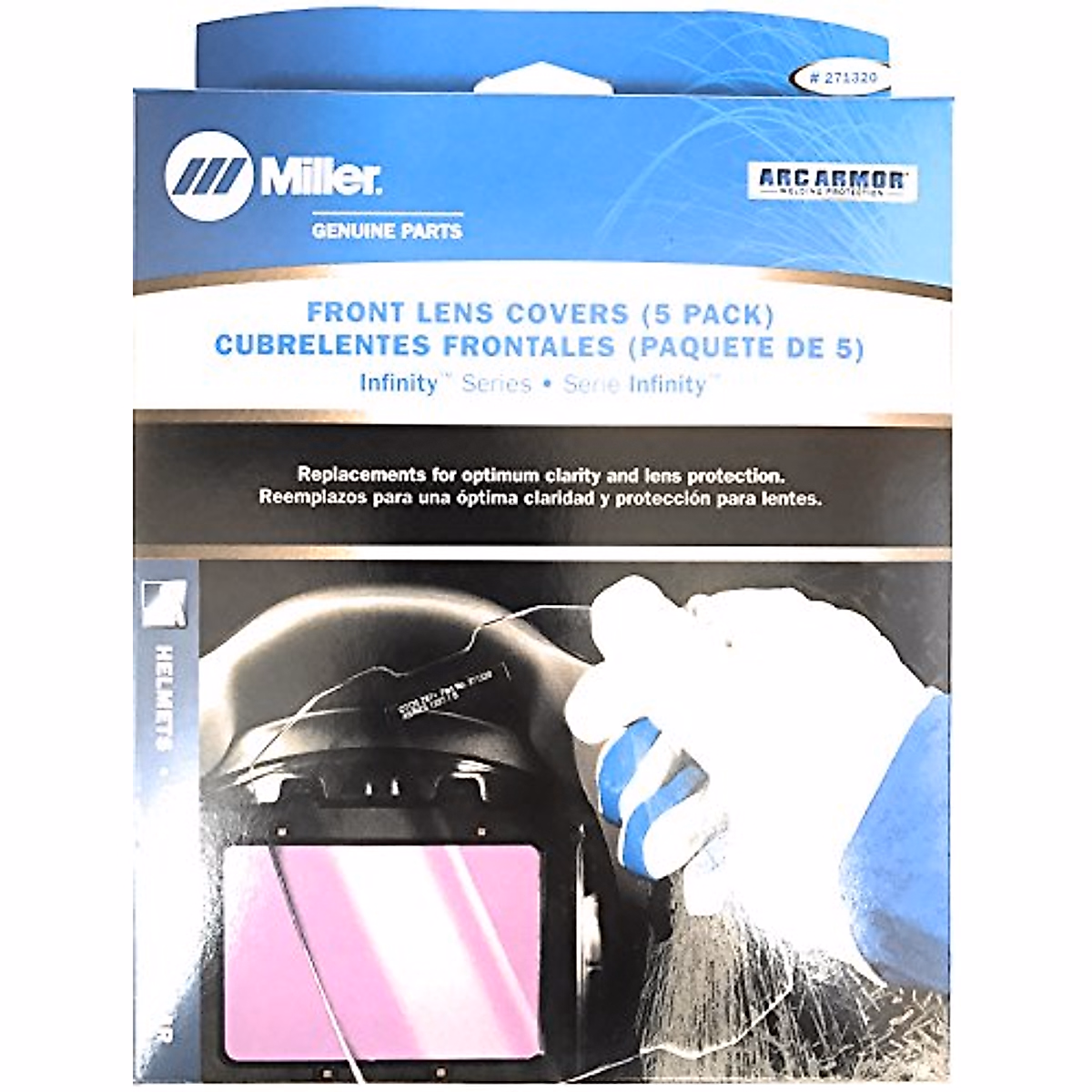Miller Electric Front Lens Cover,Polycarbonate,PK5