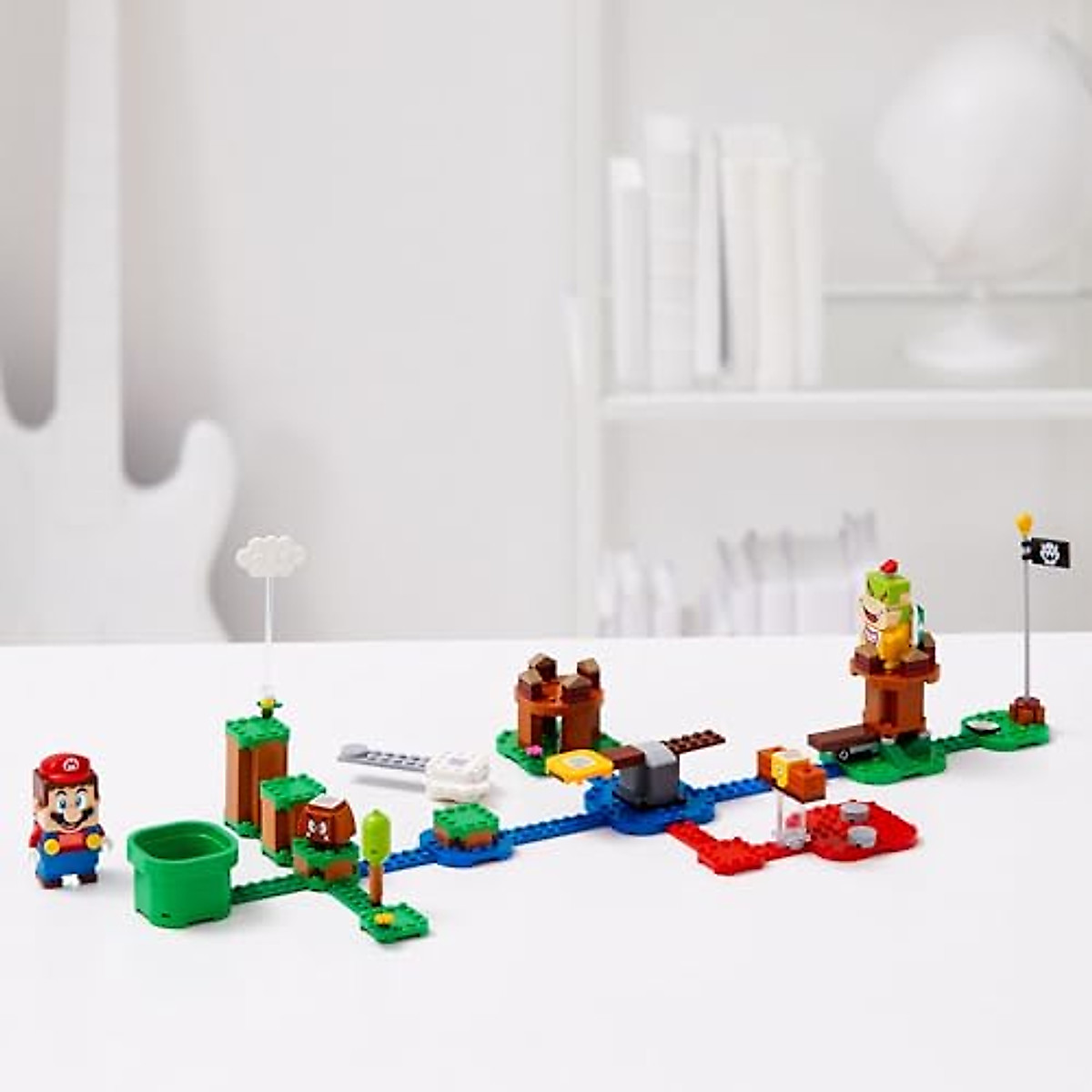 LEGO Super Mario Adventures with Mario Starter Course Set, Buildable Toy Game, Birthday Gift for Super Mario Bros. Fans and Kids Ages 6 and Up with Interactive Mario Figure and Bowser Jr., 71360