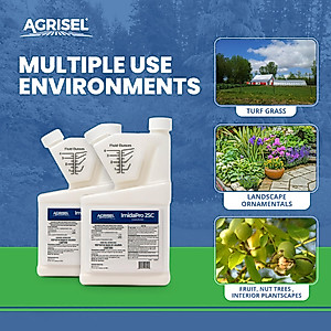 Agrisel ImidaPro 2SC/Midash 2SC Insect & Pest Control, Broad Spectrum, Residential & Commercial, Effective Against 100+ Pests, Outdoor Use Only, Includes 3-pack of Agrisel Protective Gloves, 32 Ounces