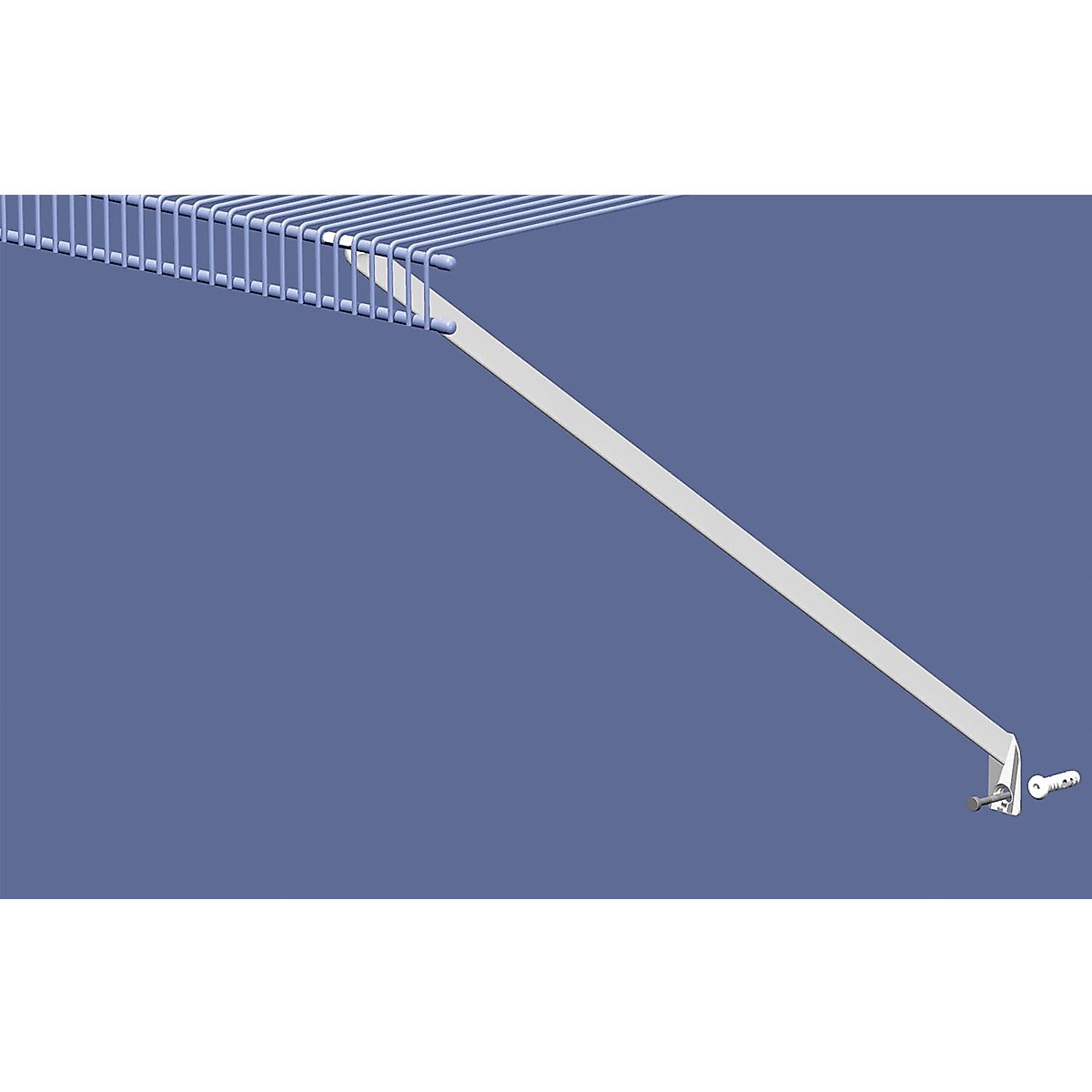 ClosetMaid 21180 20-Inch Support Brackets for Wire Shelving, 100-Pack, White