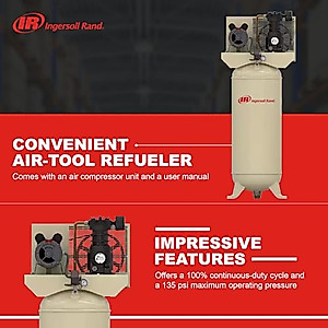 Ingersoll Rand SS3L3 3hp 60 gal Single-Stage Compressor (230/1)