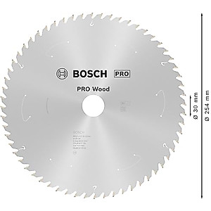 Bosch Professional 2608837736 Blade Standard (for Wood, 254 x 30 x 2.2 mm, 60 Teeth Accessories: Cordless Circular Saw), 254 mm x 30 mm Diameter