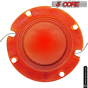 5 CORE 50.8mm Tweeter Replacement Voice Coil, 2'' Universal Horn Diaphragm 16 Ω Great Sound Quality - DP 200 FBA