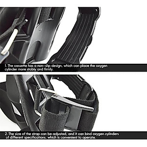 REHOC Diving Tank Backpack Scuba Tank Back Holder Diving Oxygen Holder Bracket for Under Diving