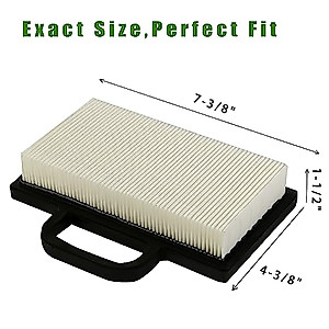 DemJamr MIU11286 499486S Air Filter 492932 Oil Filter Tune Up Kit for 18-26 HP Intek V-Twins Engine JD LA120 LA130 LA140 LA150 L120 LA145 D130 D140 GY20575 GY21056 Lawn Mower