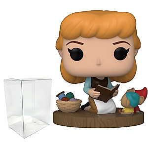 Visit the Funko Store Cinderella Pop Storage Protector Bundle - Figurine 3.75 Inch Classic Character Ultimate Princess Collection with PET Clear Plastic Case for Collectible Vinyl Figures