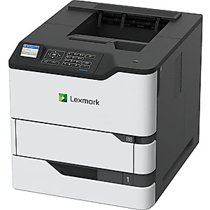 Lexmark MS823dn Monochrome Laser Printer for Office, Two-Sided Printing, Print Speed 65 ppm, 2.4 inch Color LCD Display, 1200 DPI, Black/Grey (50G0200)