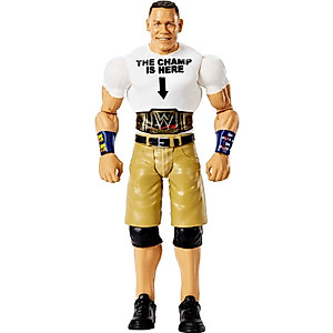 Mattel WWE John Cena Basic Action Figure, Posable 6-inch Collectible for Ages 6 Years Old & Up