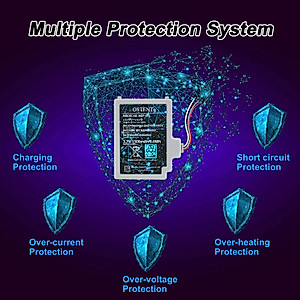 OSTENT 3.7V 1500mAh Li-ion Polymer Lithium Ion Rechargeable Battery Pack Replacement for Nintendo Wii U Gamepad