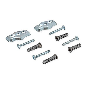 EZ-FLO 15155 Bathroom Towel Bar Brackets with Concealed Screws, Chrome