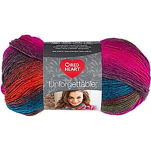 Red Heart Boutique Unforgettable Gotham Yarn - 3 Pack of 100g/3.5oz - Acrylic - 4 Medium (Worsted) - 270 Yards - Knitting/Crochet