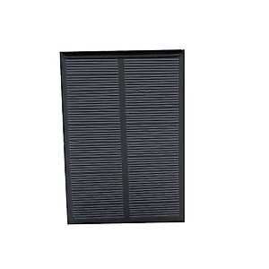 RedTagCanada Solar Panels 5V 1.25 watt 0.25A Monocrystalline Silicon Epoxy Module Mini Solar Cells for Charging Cellphone Battery for Arduino 110mm x 69mm