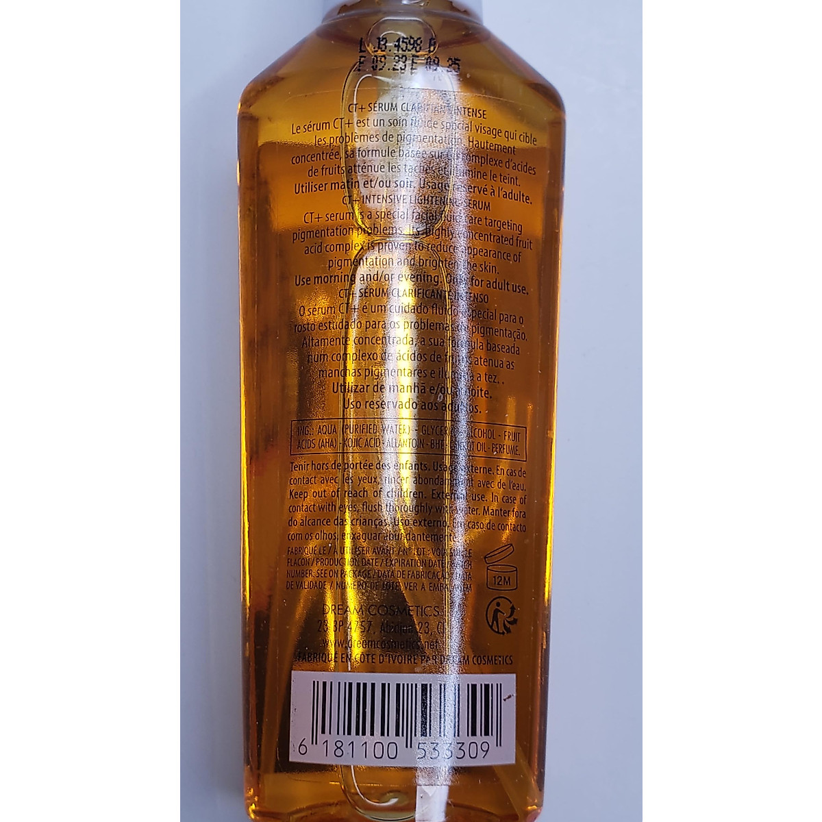 CT+ Clear Therapy Extra Lightening Skin Cream 6.76 & Lotion 8.45oz & Soap 6.17oz & Serum 2.37oz & Liner101 LPS40 Pencil & Sample Fragrance