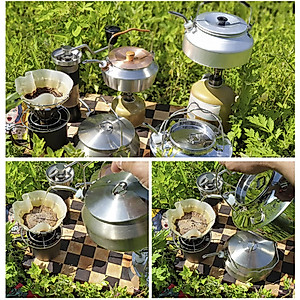 Stainless Steel Extended Kettle Spout with 10cm Brush, Coffee Kettle Spout for Home Kitchen Outdoor Use