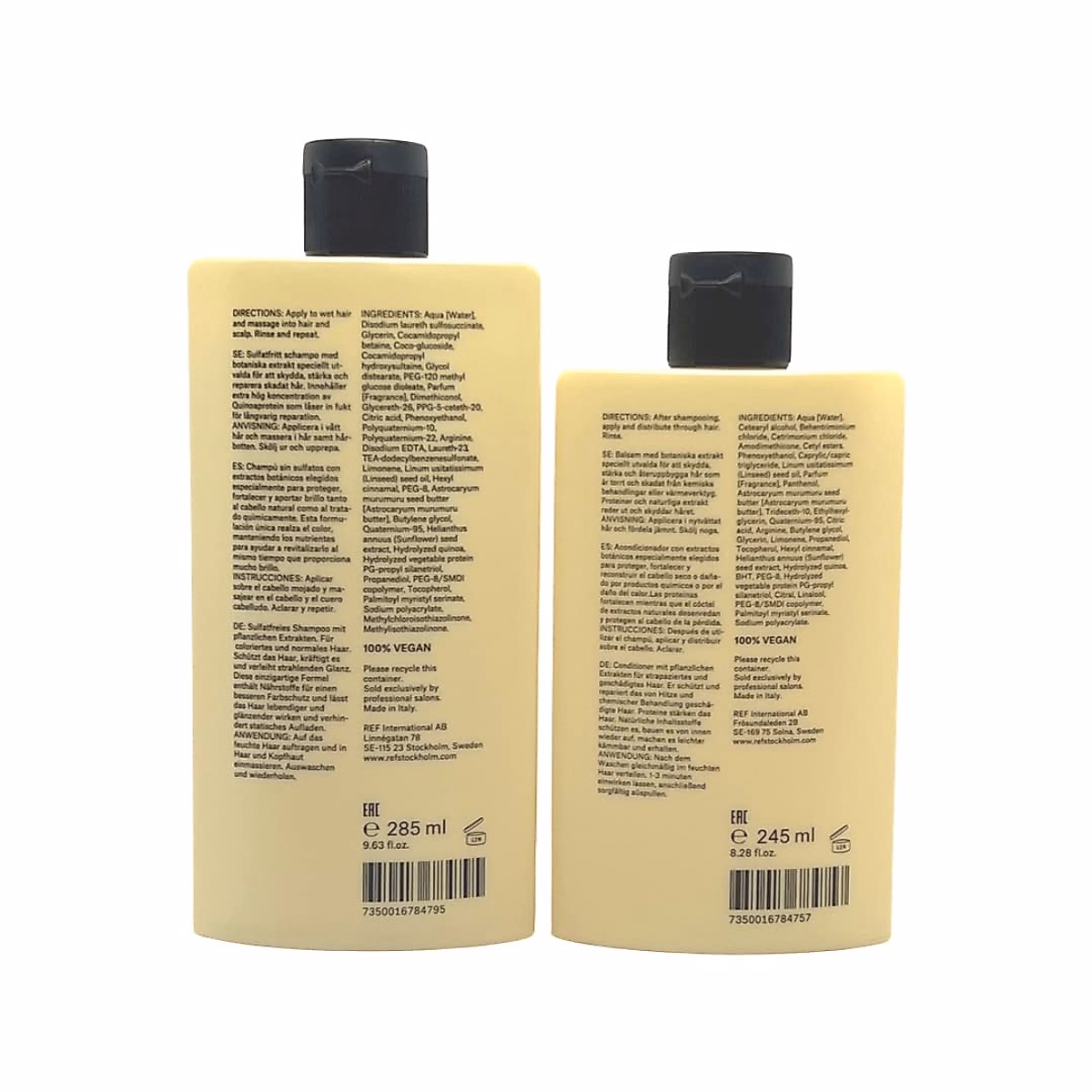 REF Ultimate Repair Shampoo and Conditioner, Hair Strengthening and Repairing Duo Set