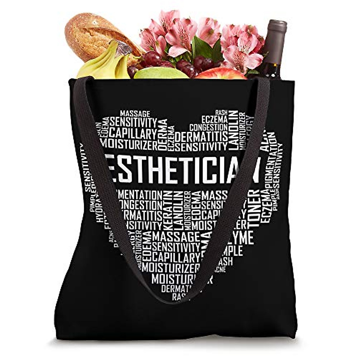 Esthetician Heart Gifts Aesthetician Beautician Love Gift Tote Bag