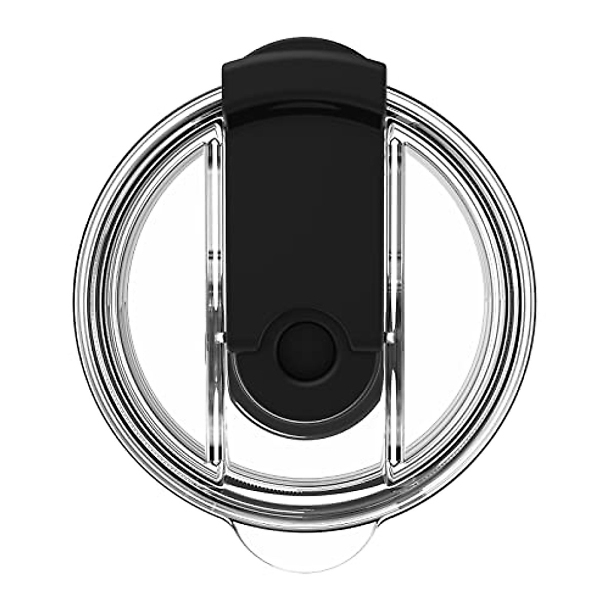 Sursip Replacement Screw Lid for 30/40/50 oz Stainless Steel Insulated Tumbler, Fit for 4 inch Wide Mouth Travel Coffee Cup Mug (Transparent)