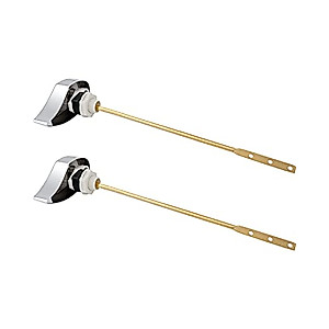 Hibbent 2 Pack Flush Tank Lever Compatible with TOTOTHU004-CP Trip Lvr for St701Cst854884, Toilet Trip Lever in Polished Chrome
