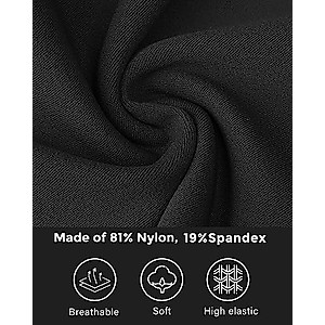 Stelle Girls Athletic Active Dance Tight Legging Pants with Pockets for Running Yoga Workout (Black (2 Side Pocket), 8-9 Years)