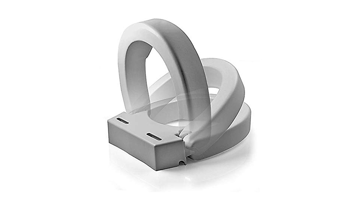 Maddak Ableware Hinged Elevated Toilet Seat - Easy, Secure Access