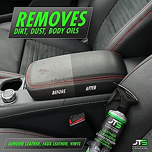 Sprayable Leather Cleaner & Conditioner, Protector for Car Interior Apparel Furniture Auto Interiors Car Seats Steering Wheel (Works on Natural, Synthetic, Pleather, Faux Leather and More) (16 Fl Oz)