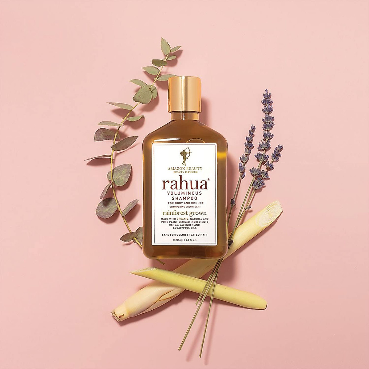 Rahua Voluminous Shampoo, 9.3 Fl Oz, Organic Volumizing Sulfate Free Shampoo, Natural, Plant Based Derived Ingredients, Lavender & Eucalyptus Scent, Hair Care for Fine Hair with Lemongrass & Green Tea
