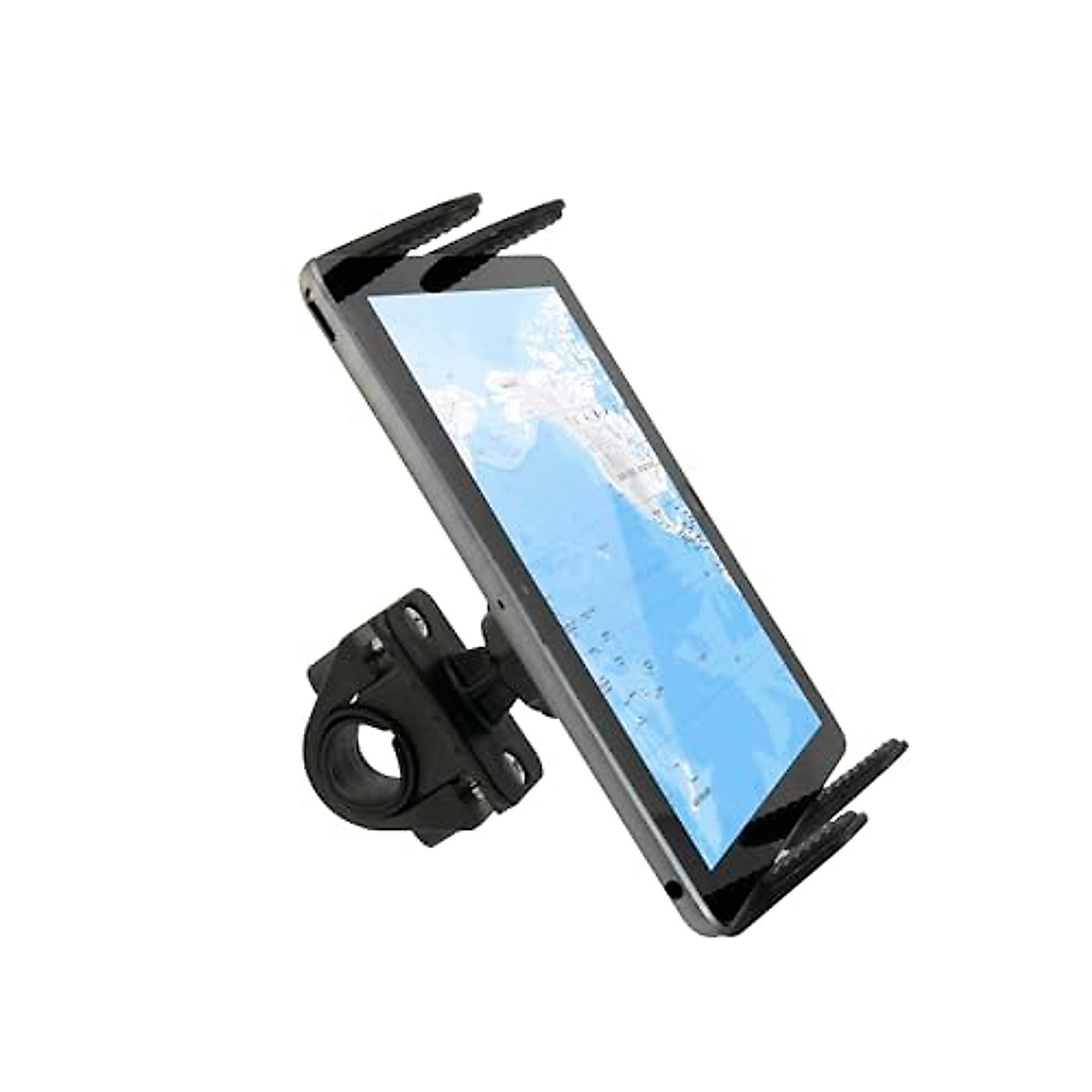 ARKON Mounts Handlebar & Boat Helm Mount Slim-Grip Tablet Mount | Tablet Mount for Boat and Handlebars | Tough Design | Tablet Holder Fits iPad, Samsung, Google, Nokia, and More | TAB127