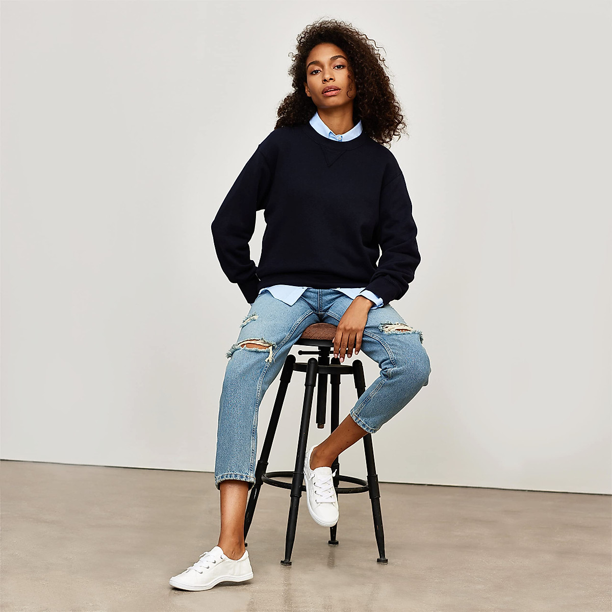 Weestep Women's Elastic Band Slip on Sneaker