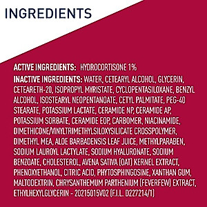 CeraVe Hydrocortisone Cream 1% | Anti-Itch Cream with Temporarily Relief from Rashes with Eczema-Prone & Dry Skin | Itch Relief Cream | Fragrance Free | 1 Ounce