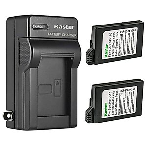 Kastar 2-Pack Battery and AC Wall Charger Replacement for Sony PSP-S110, PSPS110 Battery, Sony PSP-2010, PSP-3000, PSP-3001, PSP-3002, PSP-3003, PSP-3004, PSP-3005, PSP-3006, PSP-3007 PlayStation