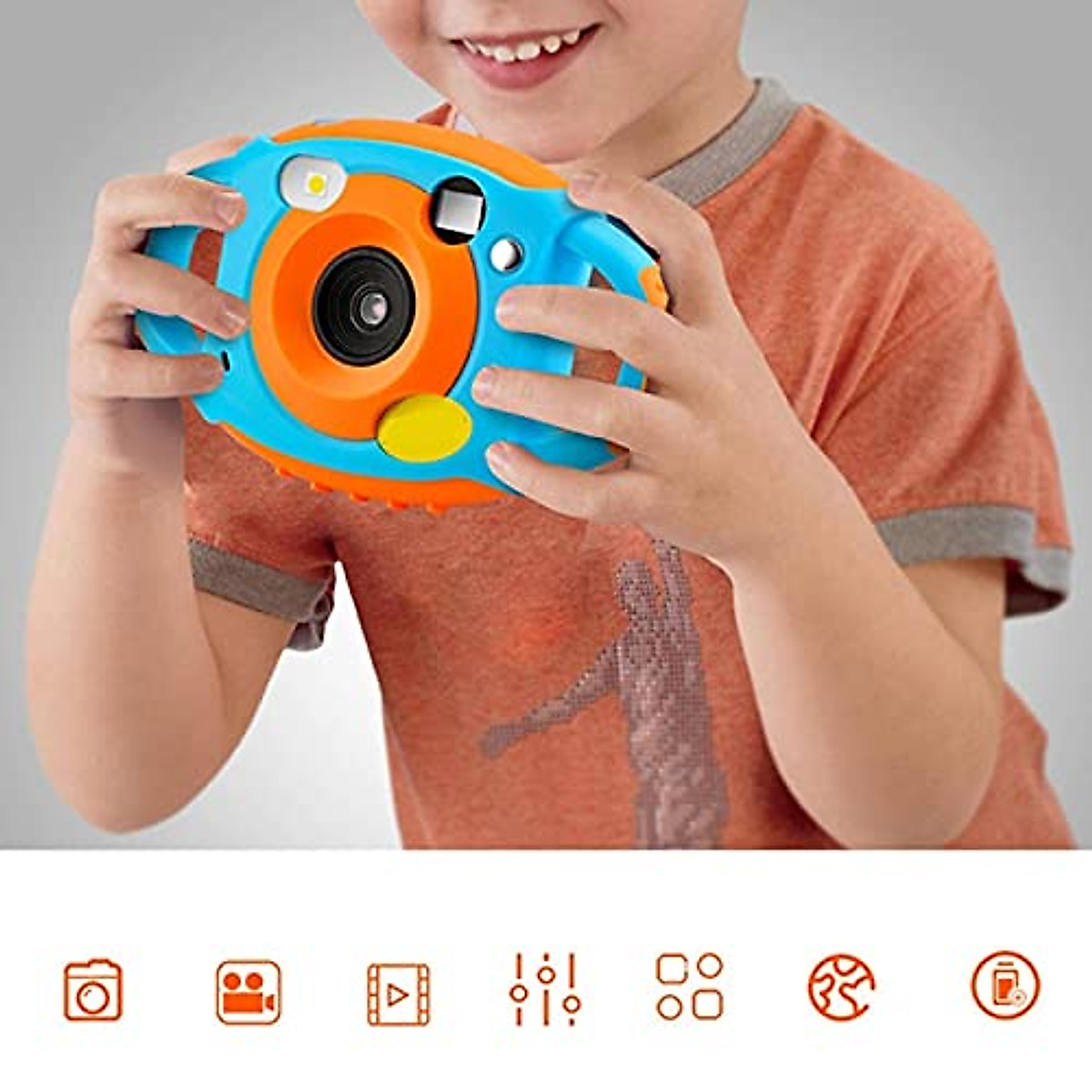 NC Best Camera Portable Digital Camera 1.77 Inch Display Children's Game Learning Camera Toys Ideal S for Children