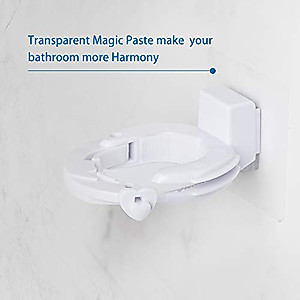 666 Shower Gel Bottle Holder Rack Bracket for Bathroom Wall Self-Adhesive Mounted，Adjustable Shampoo Bottle Rack Shelf,Hand Sanitizer Bottle Rack Holder-3 Pack